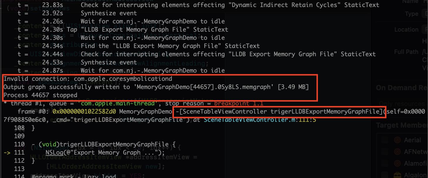 iOS 内存优化之自动导出内存图 | tuyw
